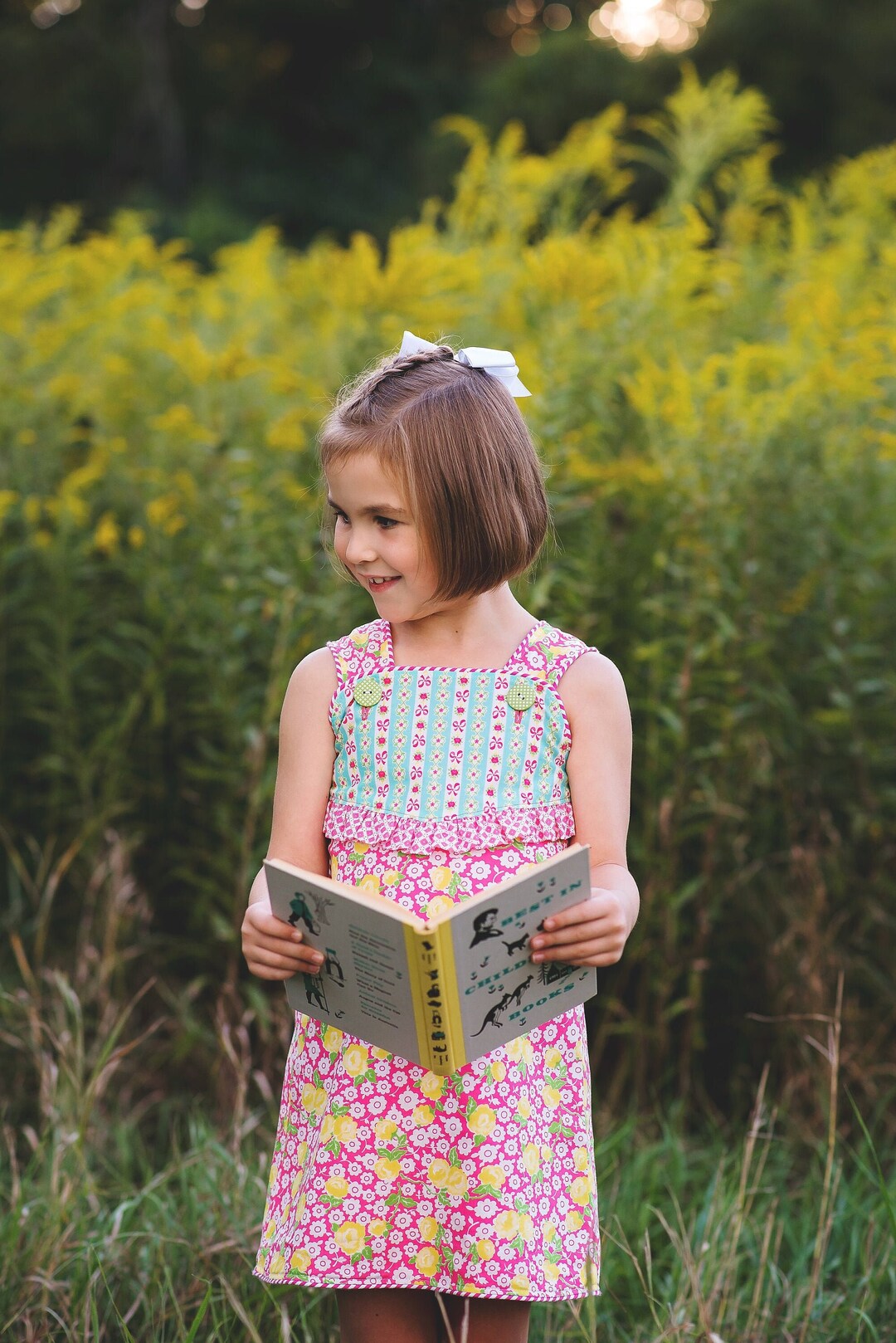 PDF Girls Vintage Dress Sewing Pattern, Retro Kids Fashion, Children's ...