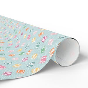 Wrapping Paper Original Design, Vintage Birthday Presents Gift Wrap ...