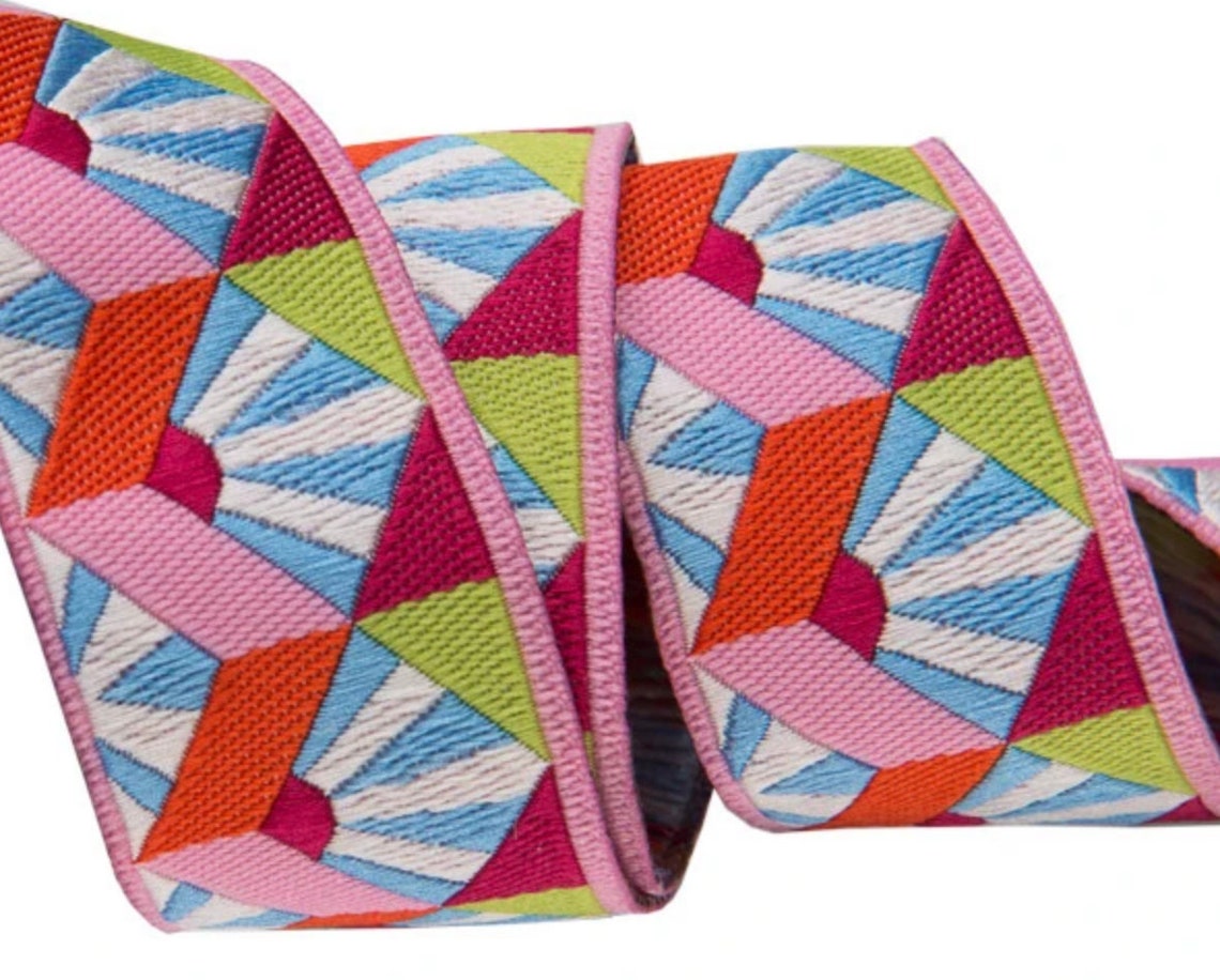 Fan Box Ribbon 1 Yard by the Cottage Mama - Etsy