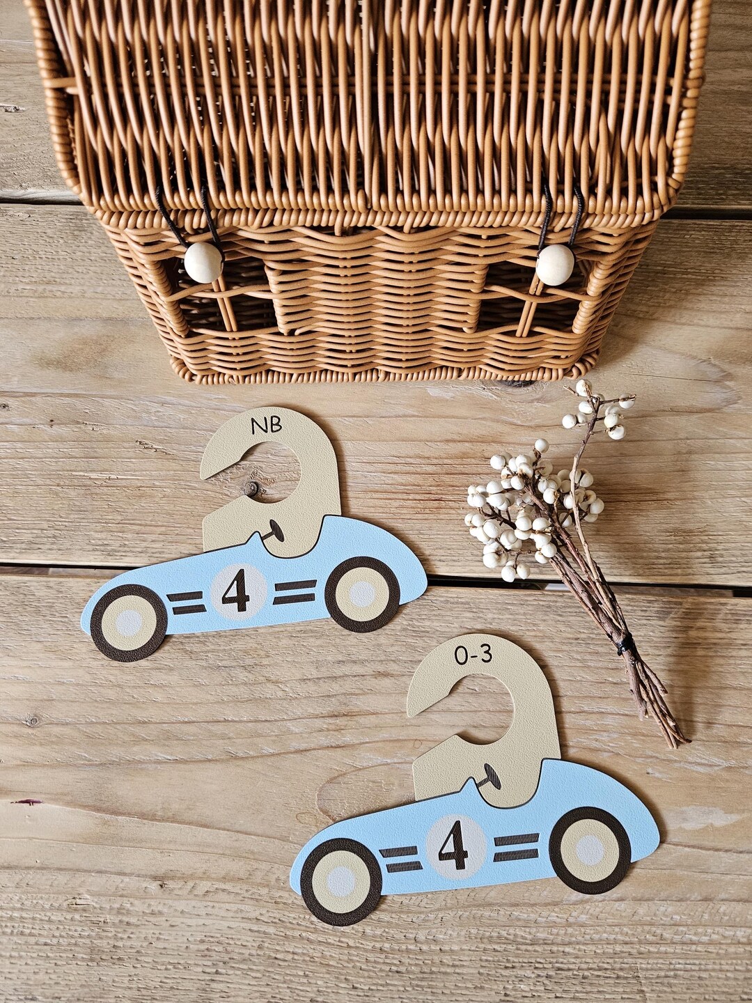 Baby Closet Dividers – Vintage Racing Car Theme, Newborn to 5T - Etsy