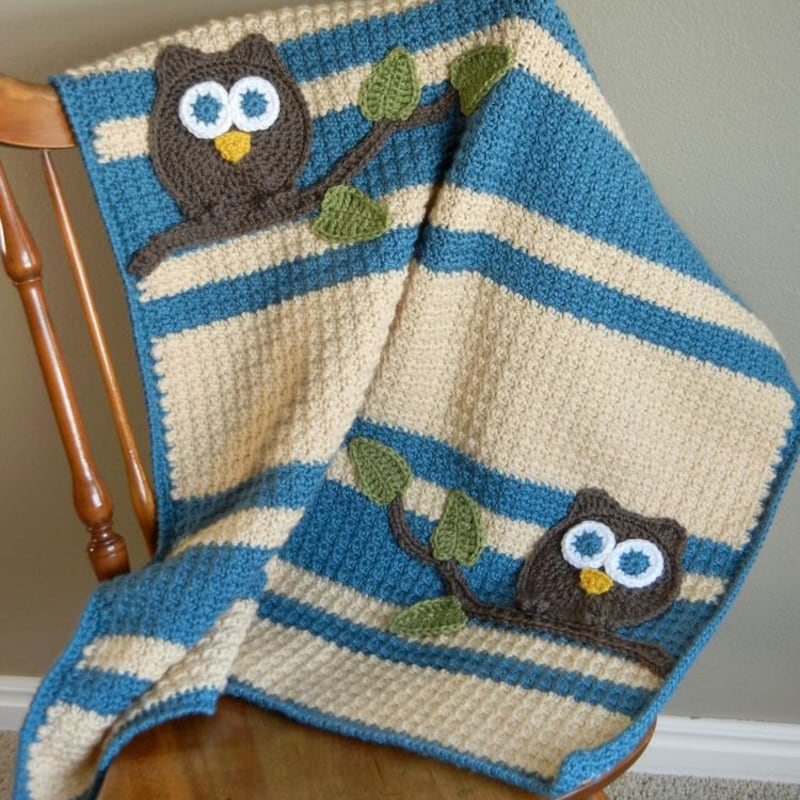 Owl Baby Blanket - Etsy
