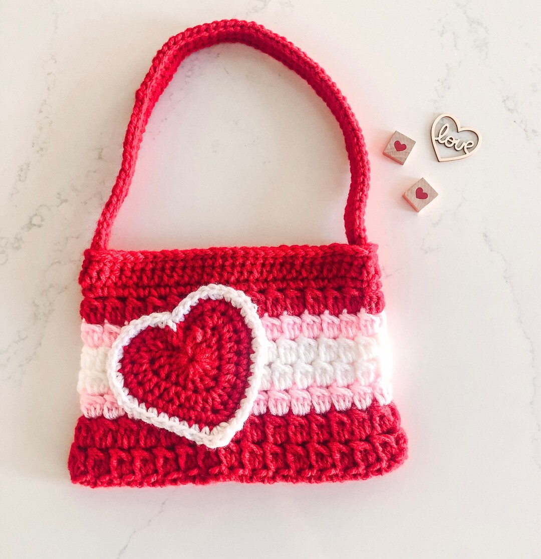 Valentine Purse for Girl Heart Handbag Gift for Girl Valentine Bag for Treat Heart Bag Purse - Etsy