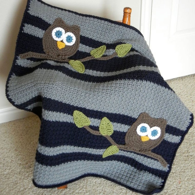 Owl Baby Blanket - Etsy
