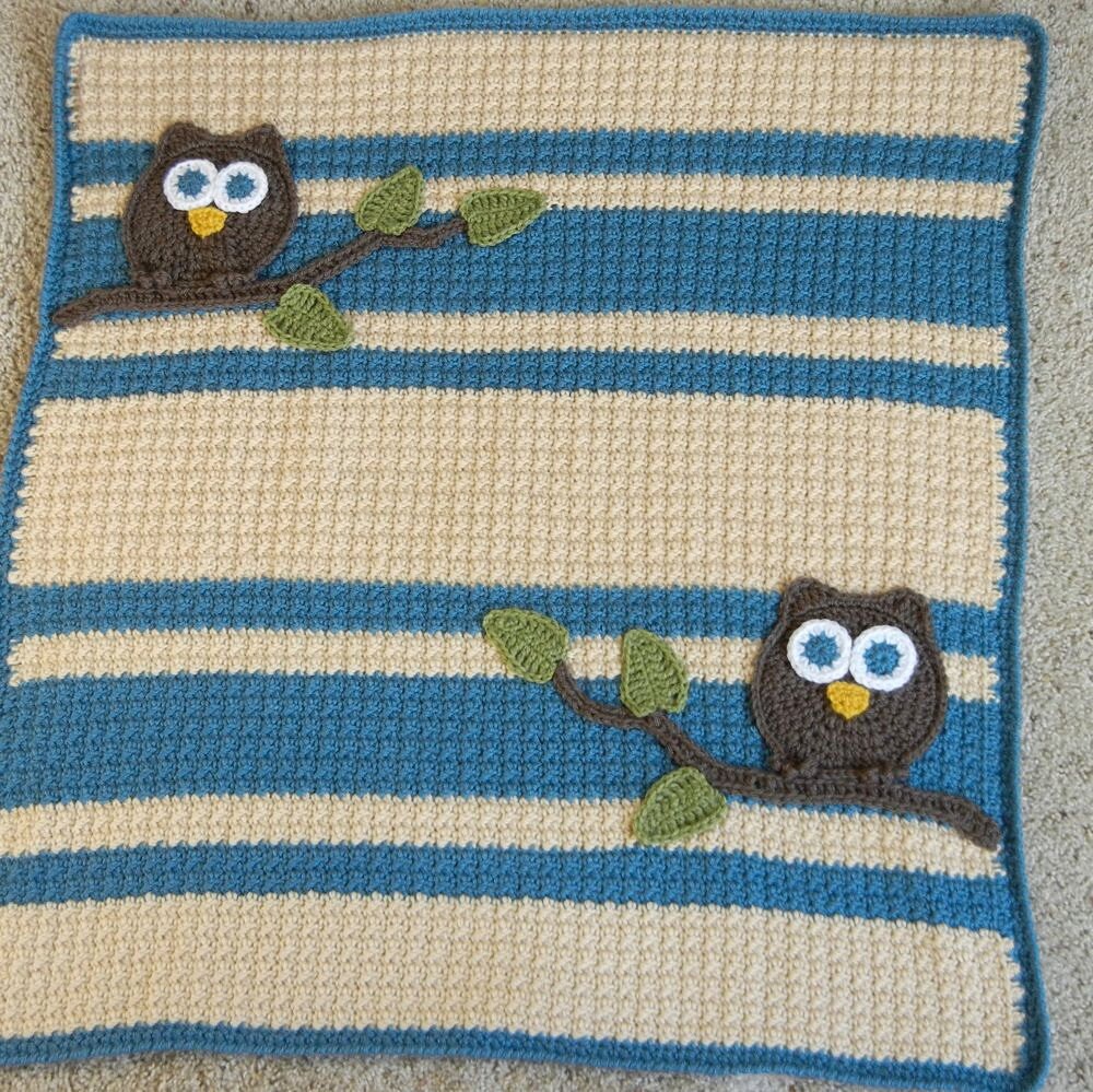 Owl Baby Blanket Boy Baby Shower Gift - Etsy