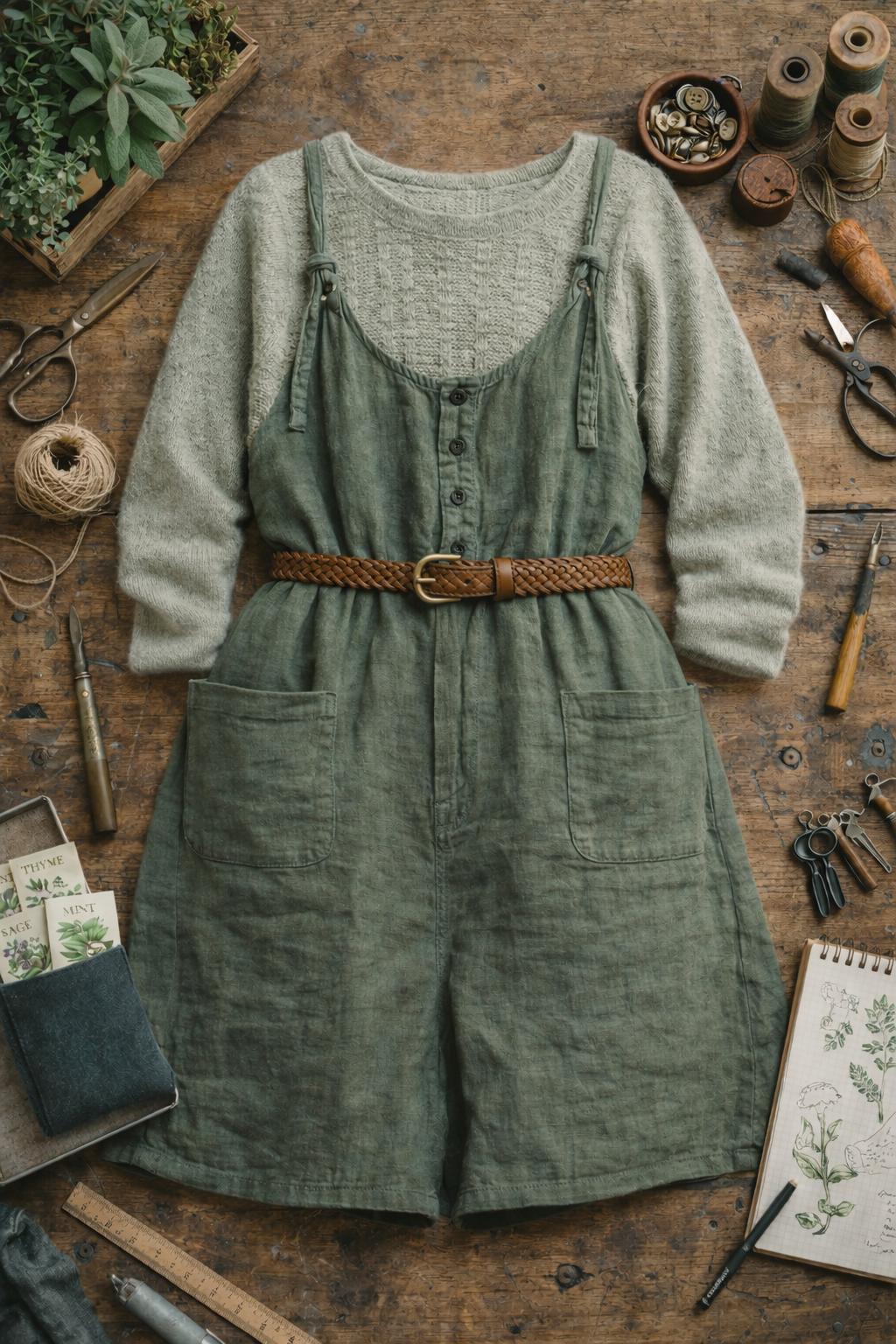 Botanical Academia Herbology Student Outfit - Size L - Sweater ...