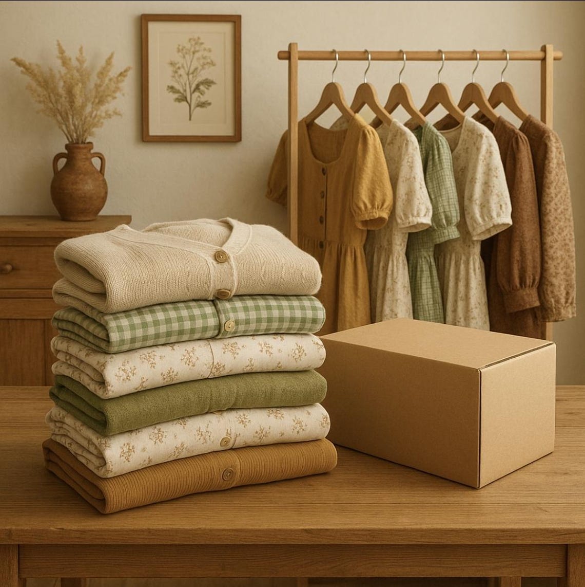 Cottagecore Mystery Box - Curated Outfit - Etsy