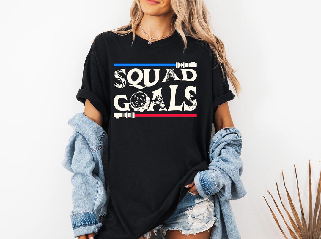 Comfort Colors Star Wars Squad Goals Shirt, Galactic Friends Tee ...