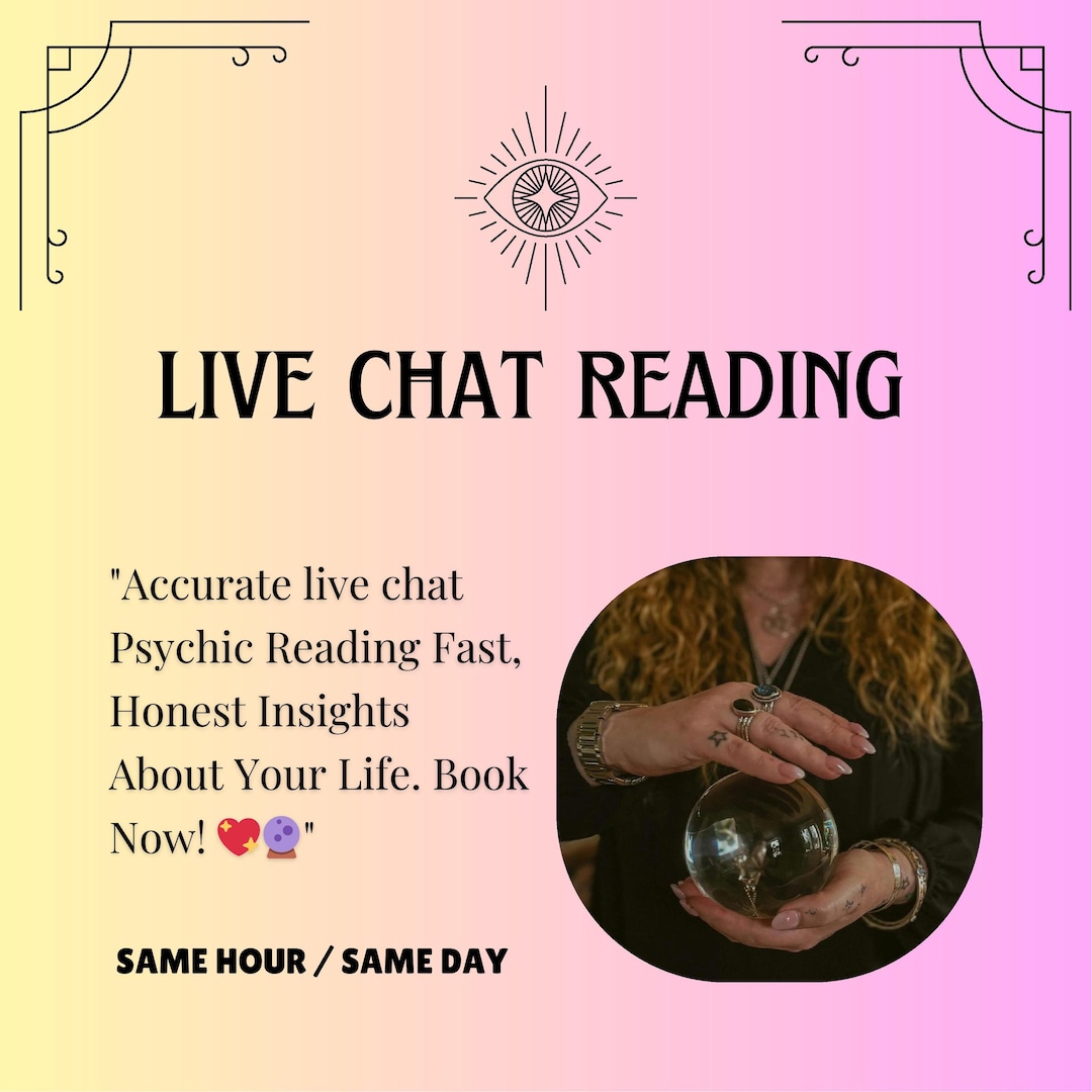 Instant Live Chat Reading, Online Psychic Chat Reading, Emergency, Fast ...