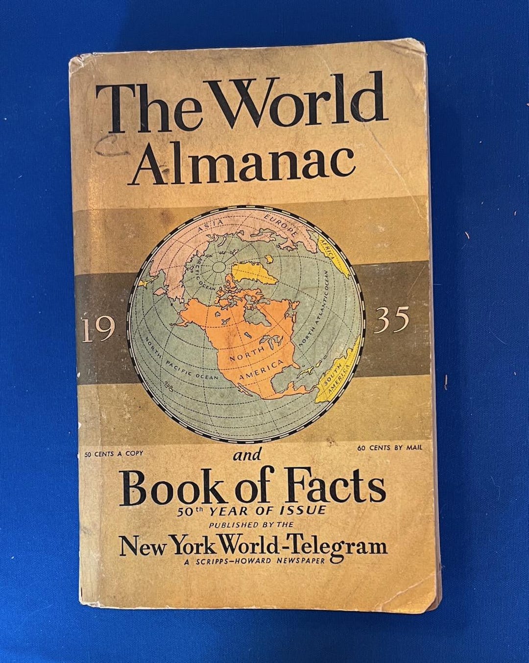 1935 World Almanac and Book of Facts RARE! Unique Birthday Gift for ...