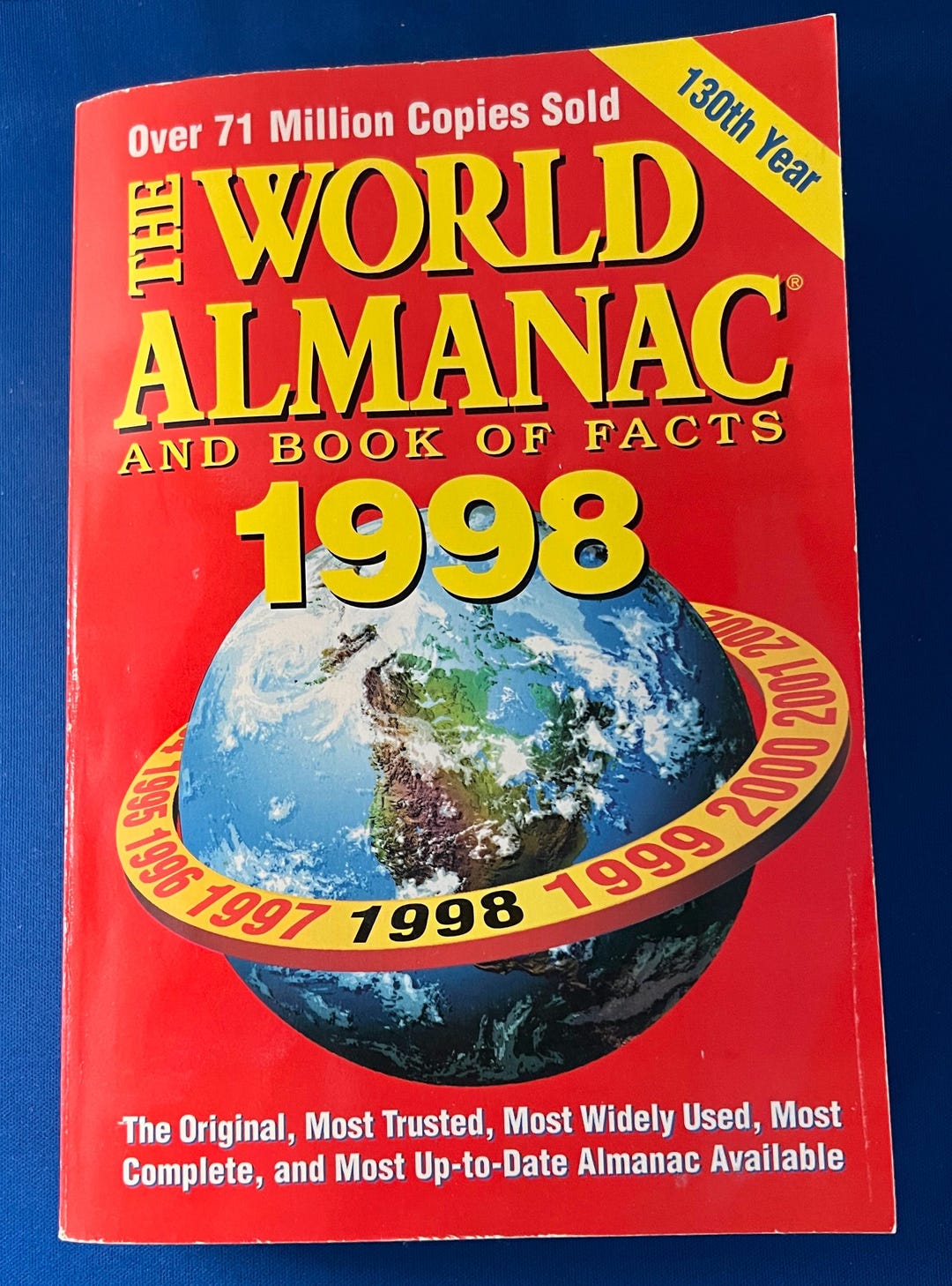 1998 World Almanac and Book of Facts; Unique Birthday or Anniversary Gift - Etsy