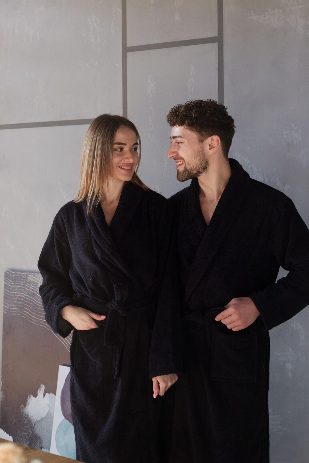 Luxury Couples Terry Bathrobe Set – Personalized His & Hers Robes ...