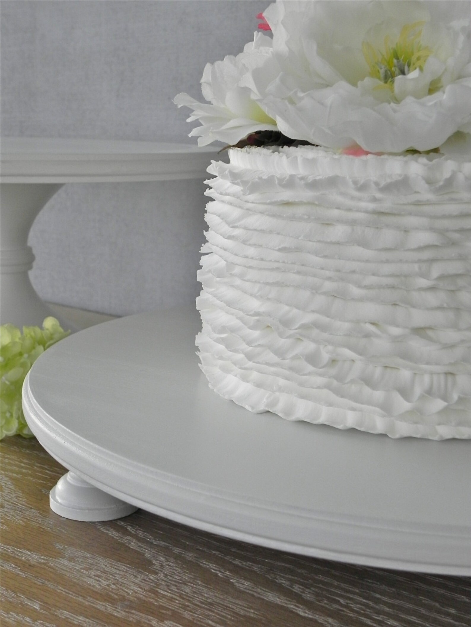 Wedding Cake Stand 14 Inch Cake Stand Rustic Wedding Decor - Etsy