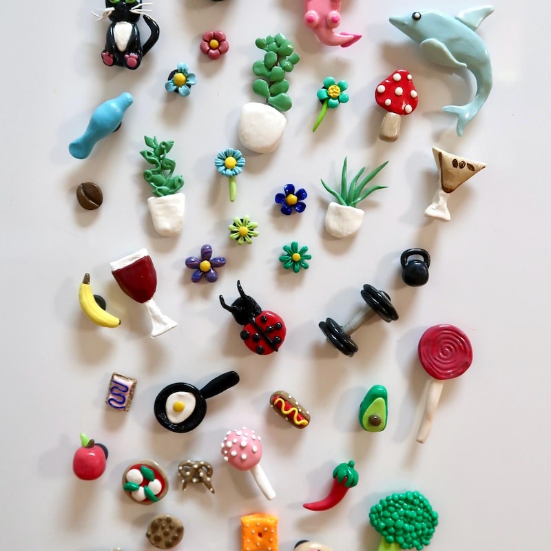 Handmade Clay Magnets - Etsy Australia