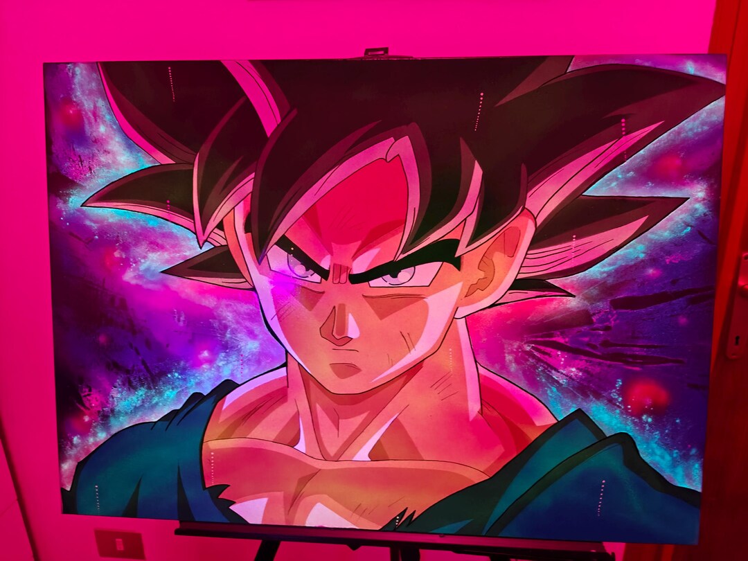 Goku Ultra Istinto 50x70 - Etsy Italia