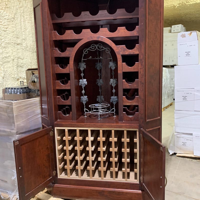 Corner Wine Rack - Etsy