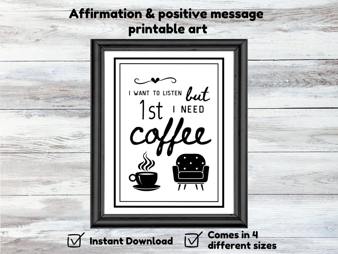 Digital Download & Printable Affirmation, Positive Message, Encouraging ...