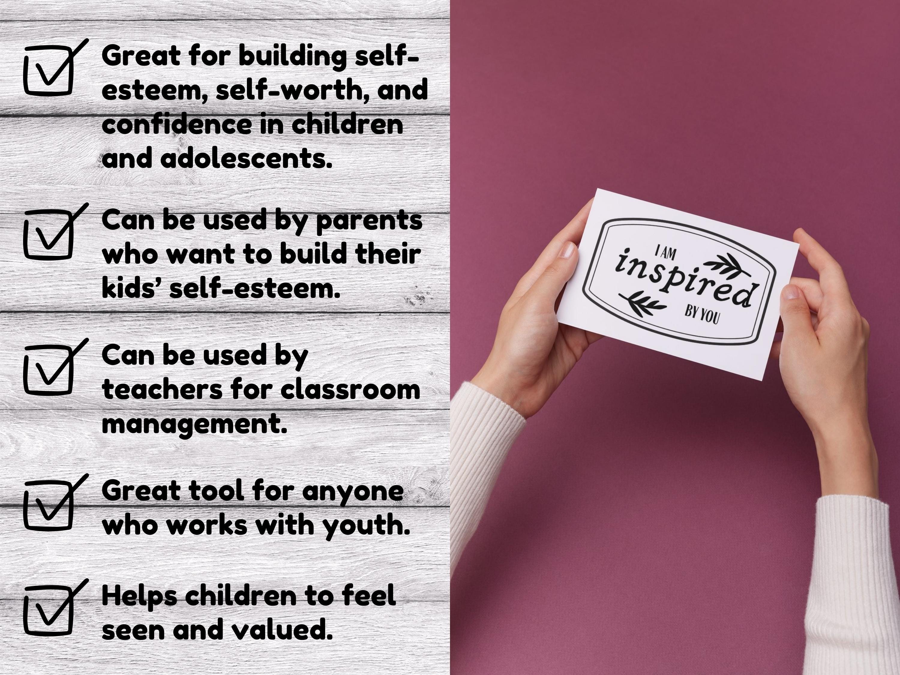 Affirmation Cards: Printable Positive Message Cards for Kids, Teens ...