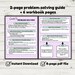 Problem-solving Workbook Pages: 2 Page Guide & 6 Workbook Pages That ...