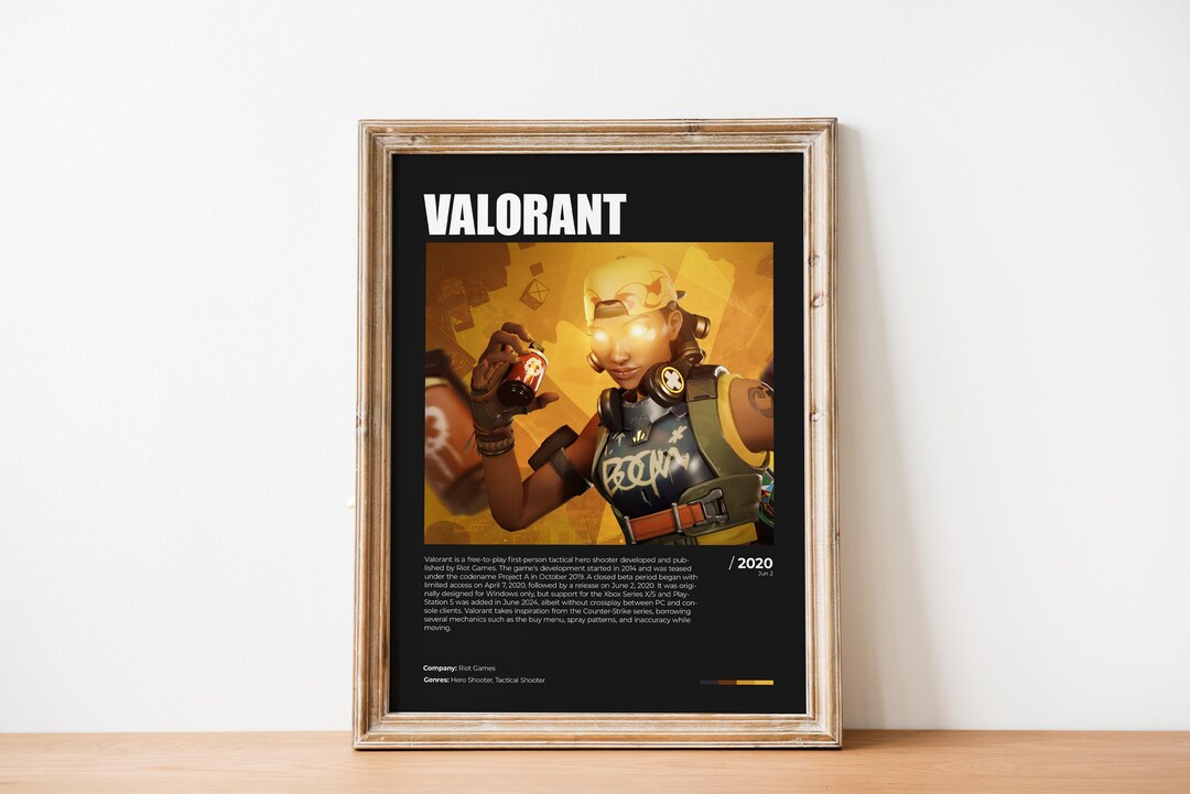 Printable Valorant Poster, Raze Poster, Valorant Gaming Poster ...