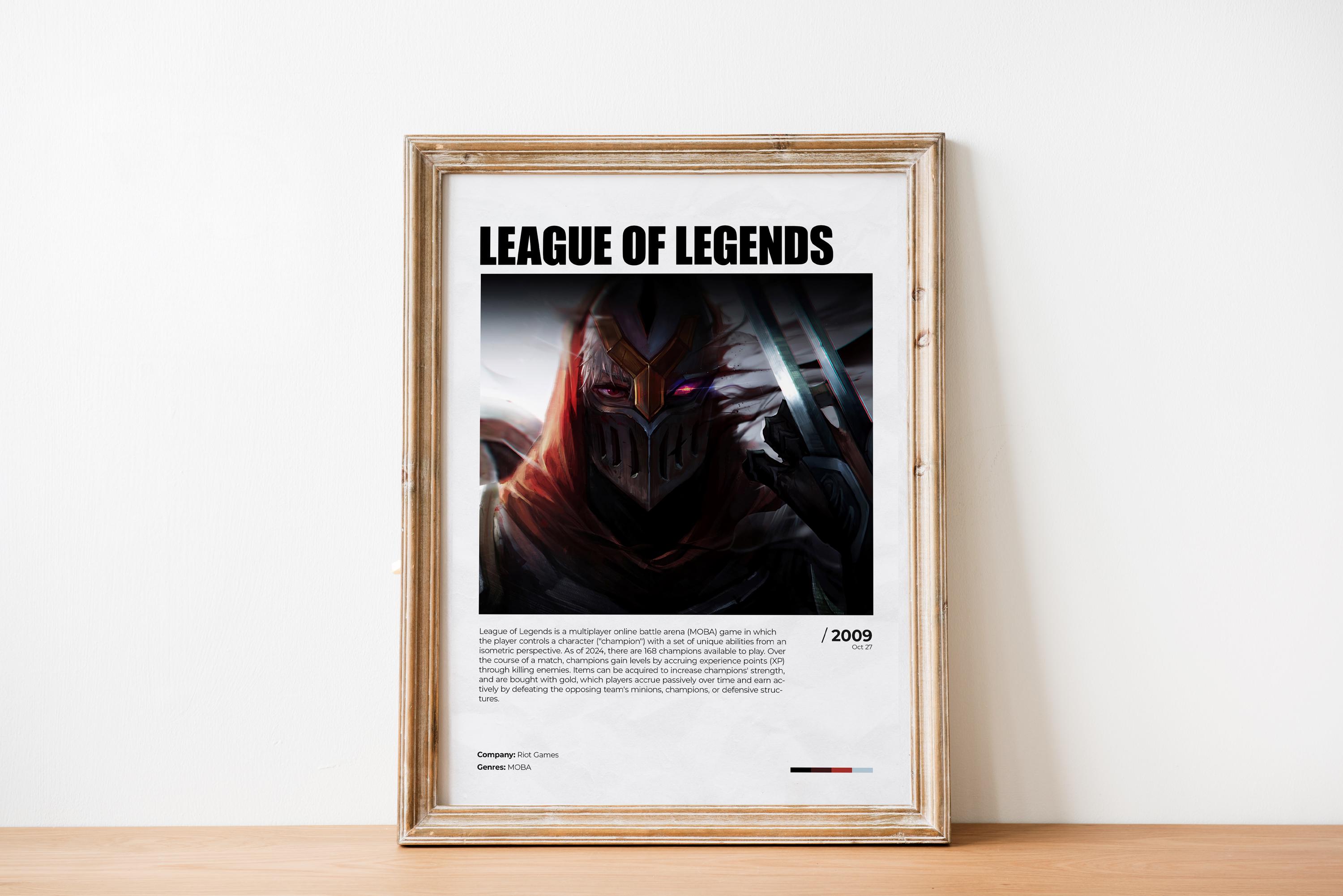 Printable League of Legends Poster, League of Legends Wall Art, Gaming ...