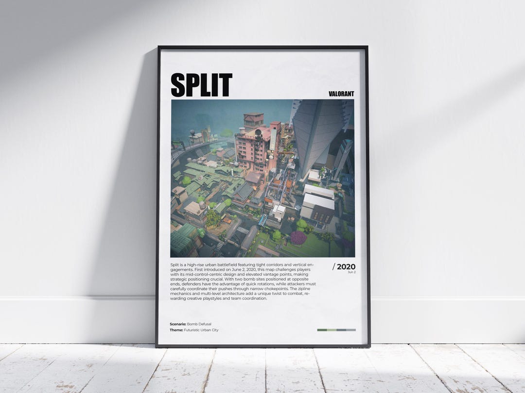 Valorant Split Map Poster, Printable Split Map Poster, Valorant Split ...