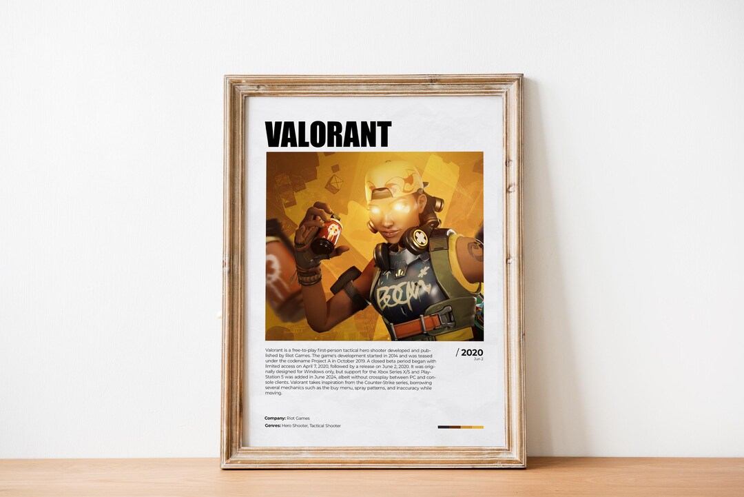 Printable Valorant Poster, Raze Poster, Valorant Gaming Poster ...
