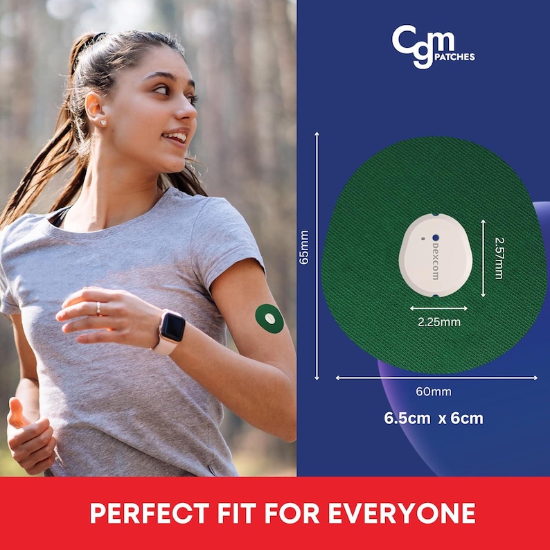 Waterproof CGM Patches: Dexcom G7 / Stelo / Libre3 Adhesive - Pack of ...