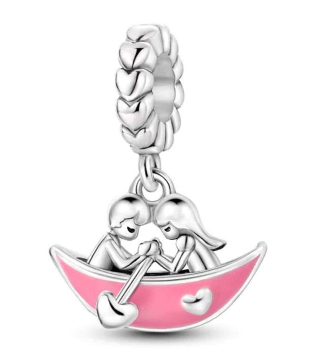 Pandora S925 Silver Charm - Fall in Love Boat Charm Jewelry for ...