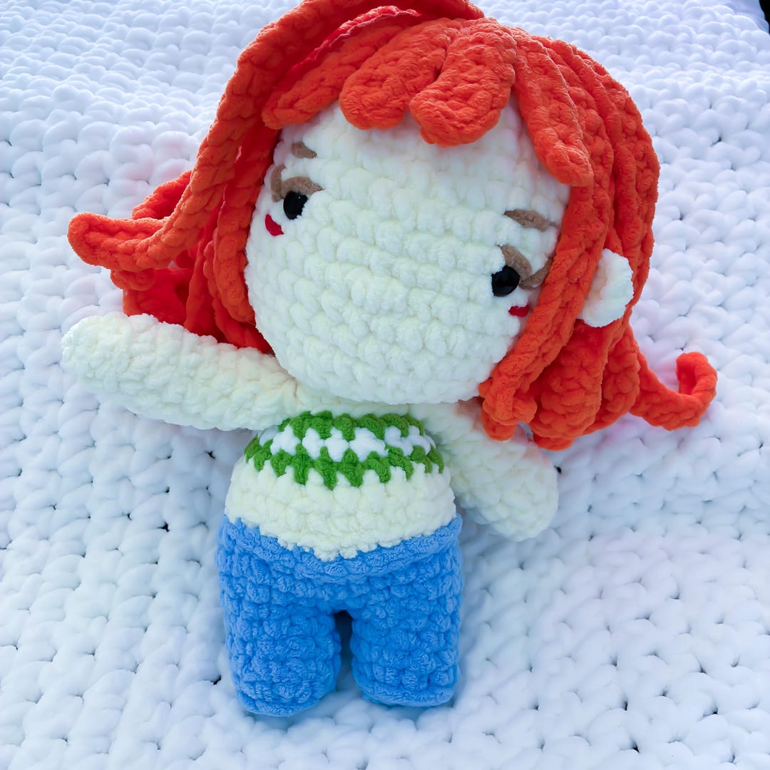 Nami One Piece Crochet Handmade Plush Anime Fan Art Kawaii Plush One ...