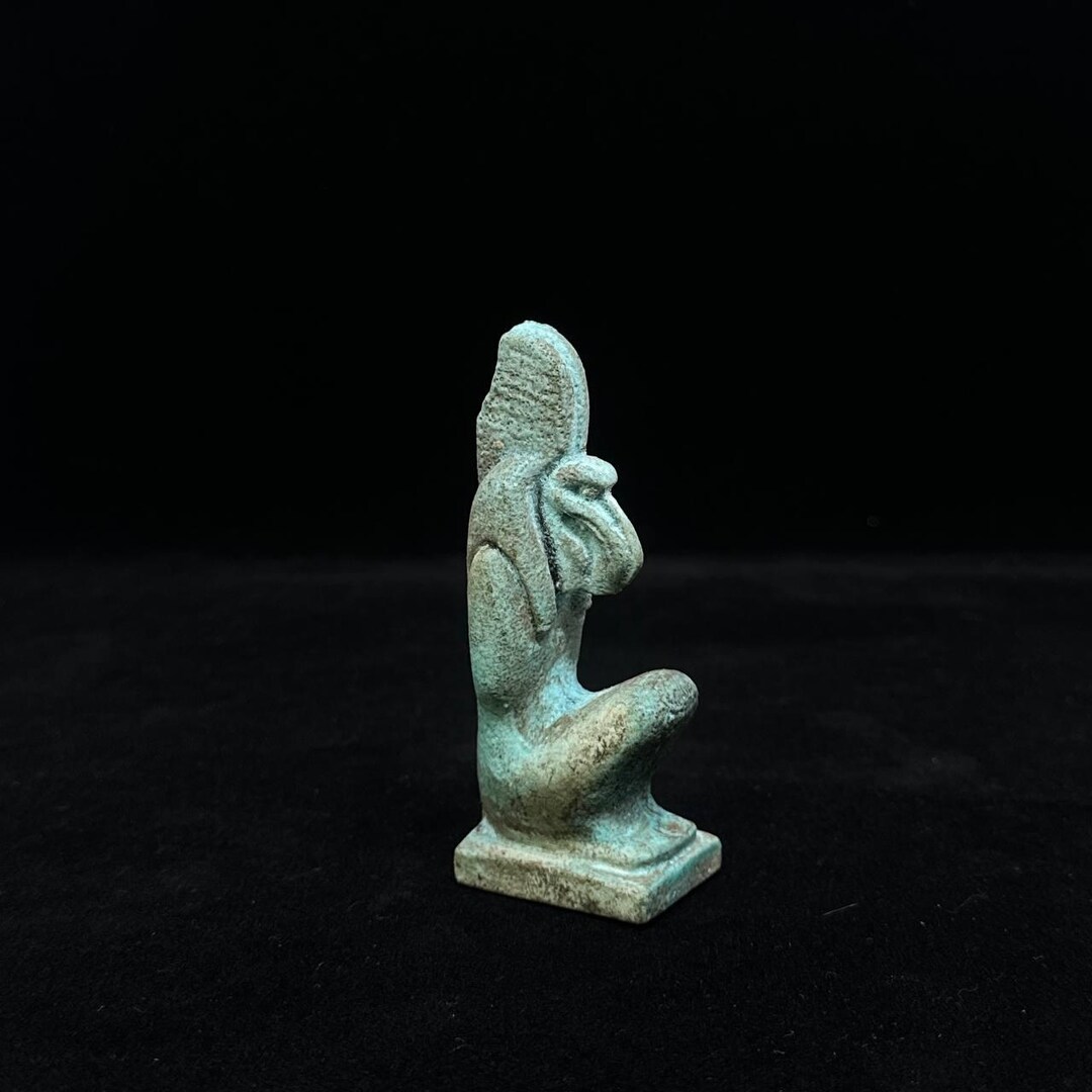 Ancient Egyptian Thoth Amulet in Stone | God of Wisdom Pendant ...