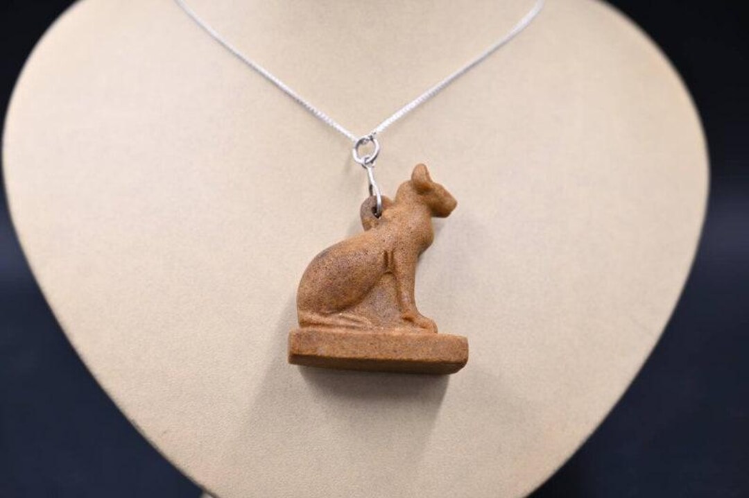 Ancient Egyptian Cat Goddess Bastet Amulet, Egyptian Cat Goddess. - Etsy