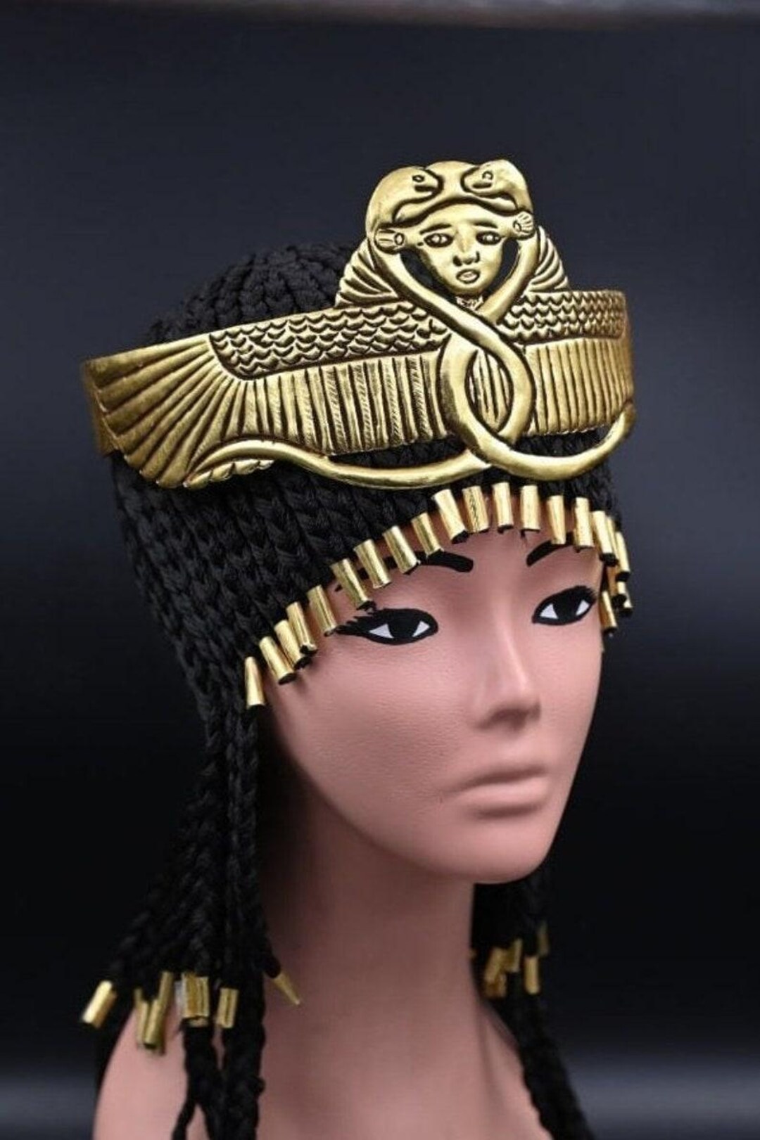 Hathor, Crown of the Ancient Egyptian Goddess Hathor-goddess of Beauty ...