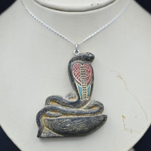 Egyptian Uraeus Cobra Amulet – Pharaonic Stone, Symbol of Royalty ...