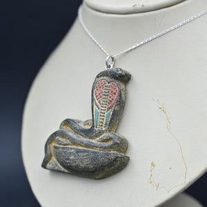 Egyptian Uraeus Cobra Amulet – Pharaonic Stone, Symbol of Royalty ...