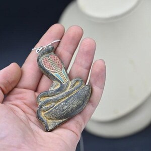 Egyptian Uraeus Cobra Amulet – Pharaonic Stone, Symbol of Royalty ...