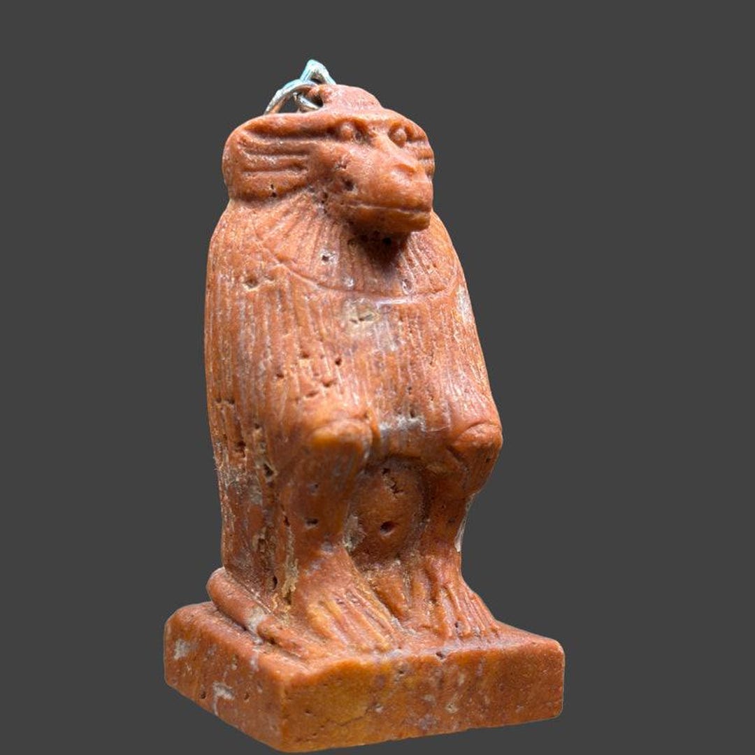 Thoth Egyptian Amulet – Pharaonic Stone Pendant – Wisdom, Knowledge ...