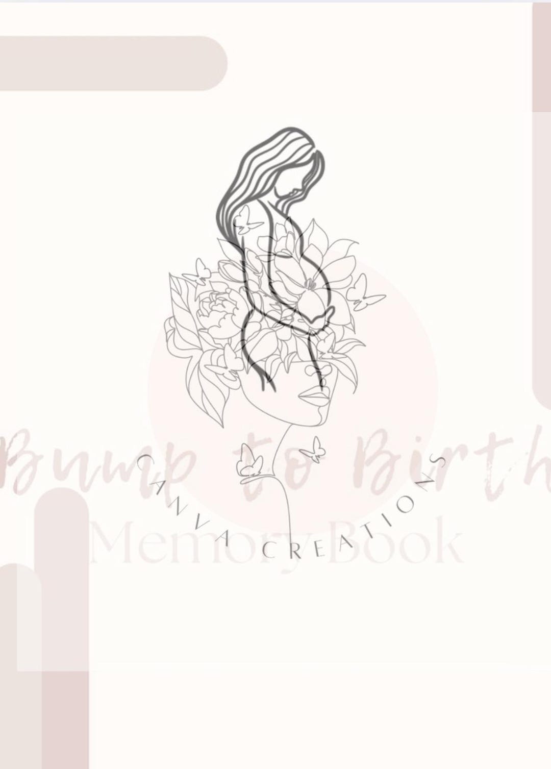 Bump to Birth Memory Book ~ Digital Download - Etsy
