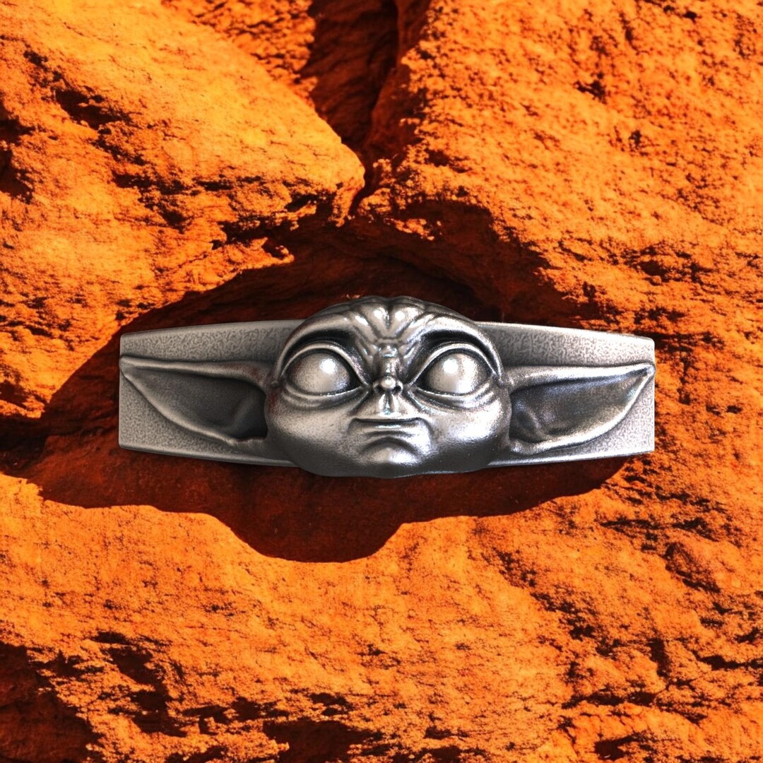 Baby Yoda Ring, Sci-fi Statement Ring, Fantasy Inspired Jewelry ...