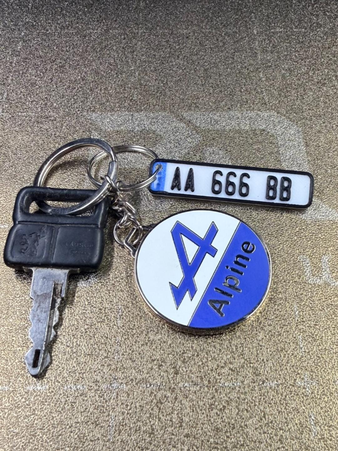 Custom 3D Number Plate Keyring, Personalised Name Keyring, Registration ...