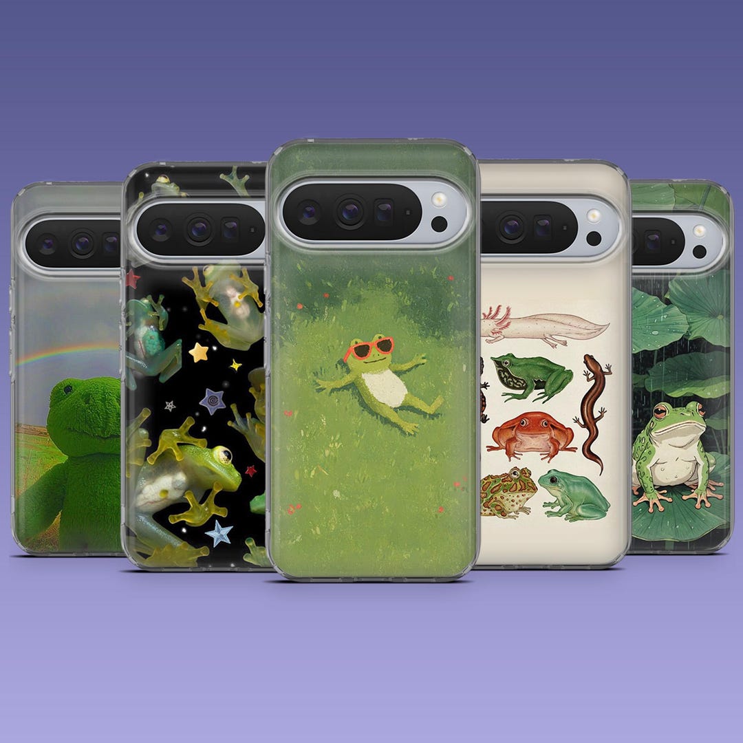 Fun Frog Phone Case Frogs Cute Toad Cover for Google Pixel 10pro XL ...