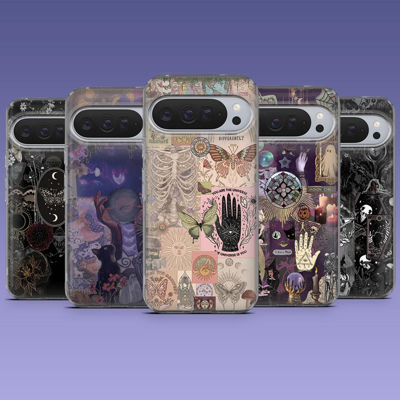 Witchy Phone Case Vintage Witchcore Mystical Cover for Google Pixel ...