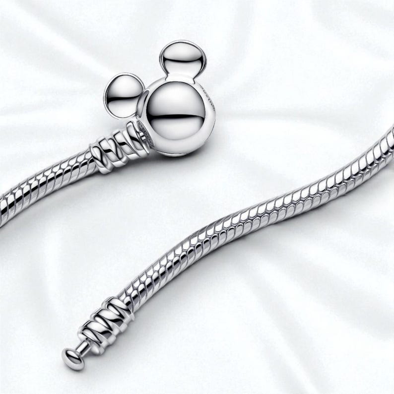 Cute Mickey Mouse Snake Chain Necklace, Fancy Jewellery for Women ...