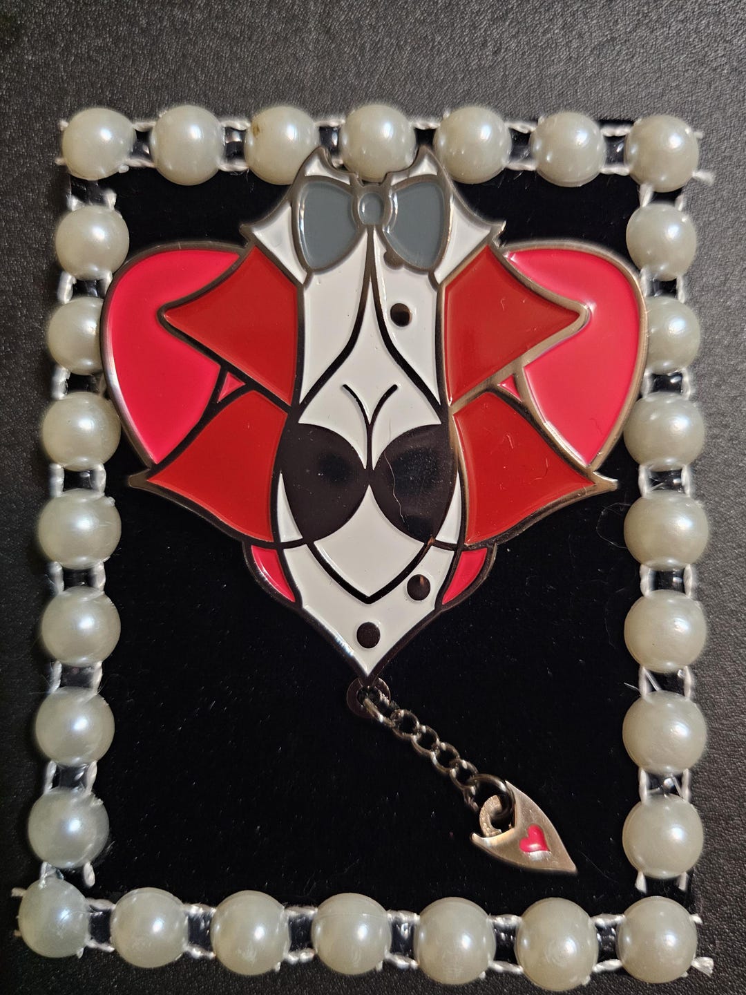 3" Charlie Hazbin Inspired Soft Enamel Bust Pinup Pin Hanging Charm ...