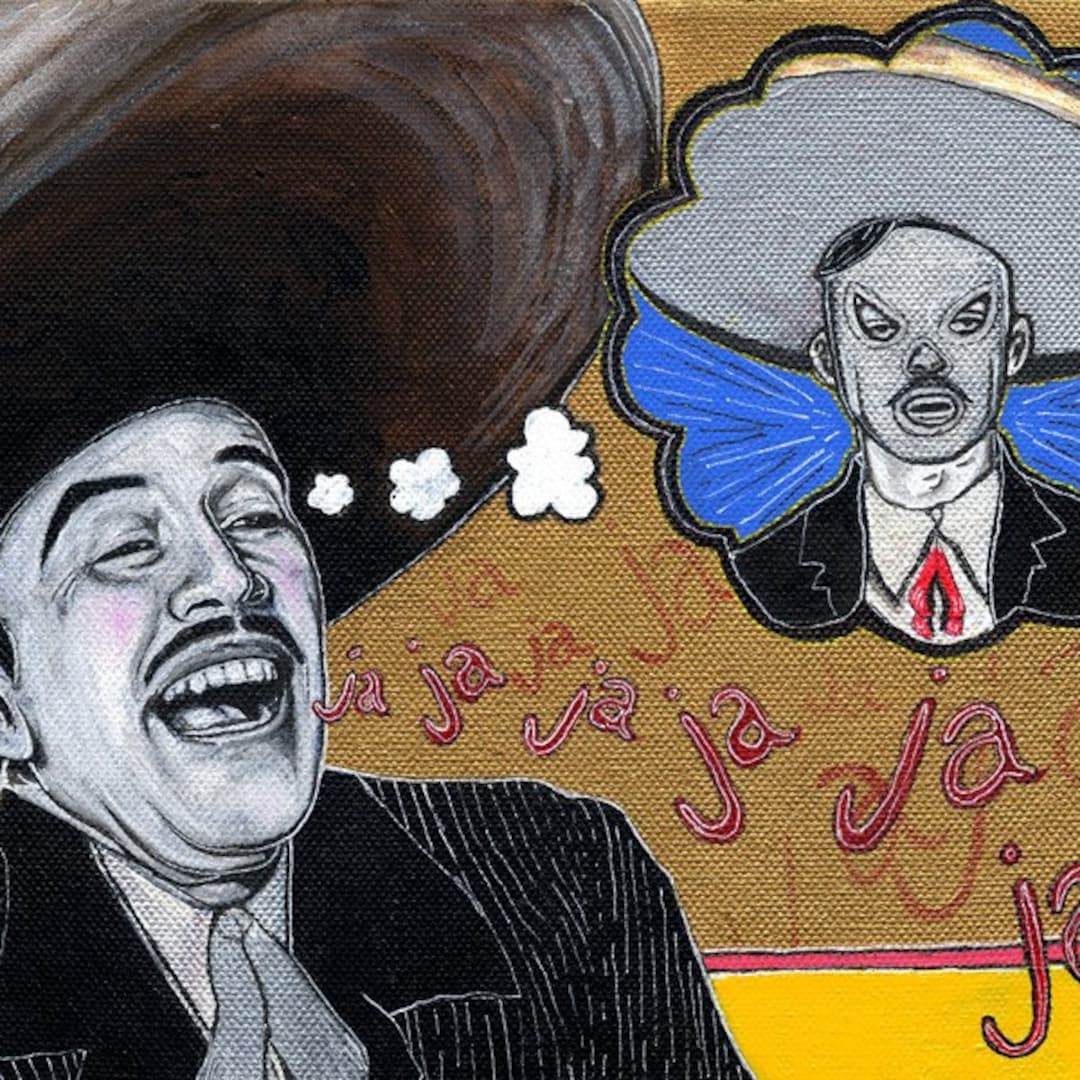 Pedro Infante Y Jorge Negrete Luchador Mexican Pop Art Print - Etsy