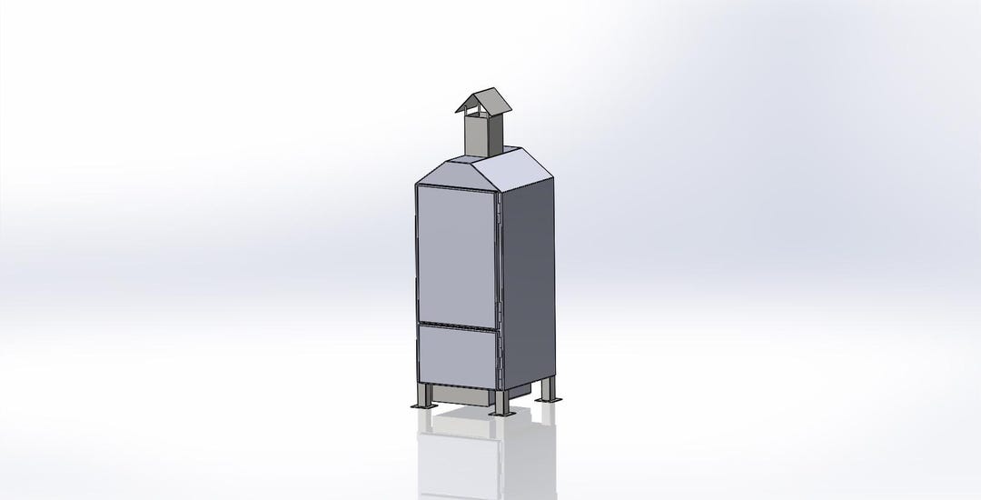 Smoker Dxf File - Etsy