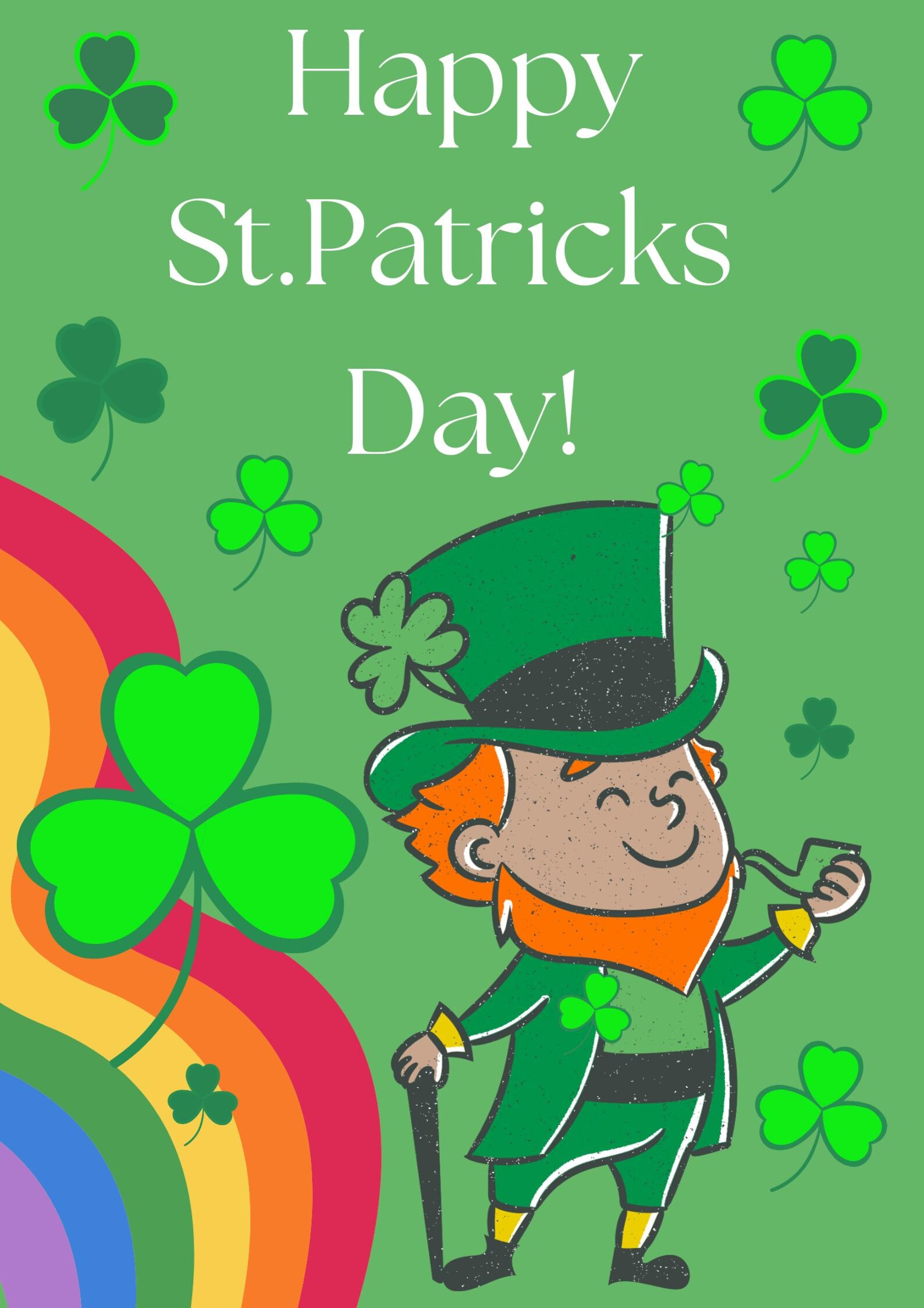 Happy St.patricks Day Poster Digital Download - Etsy
