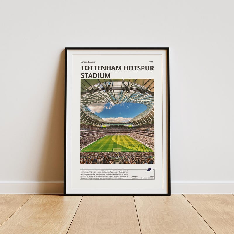 Tottenham Stadium Art - Etsy