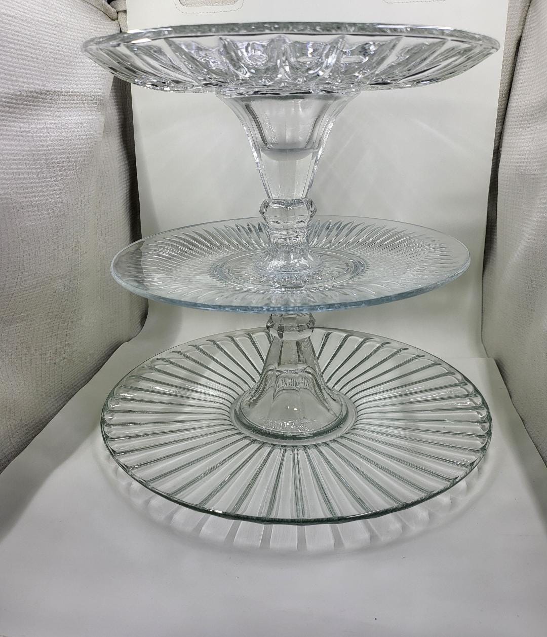 One Piece 3 Tiered Desert/snack Stand - Etsy