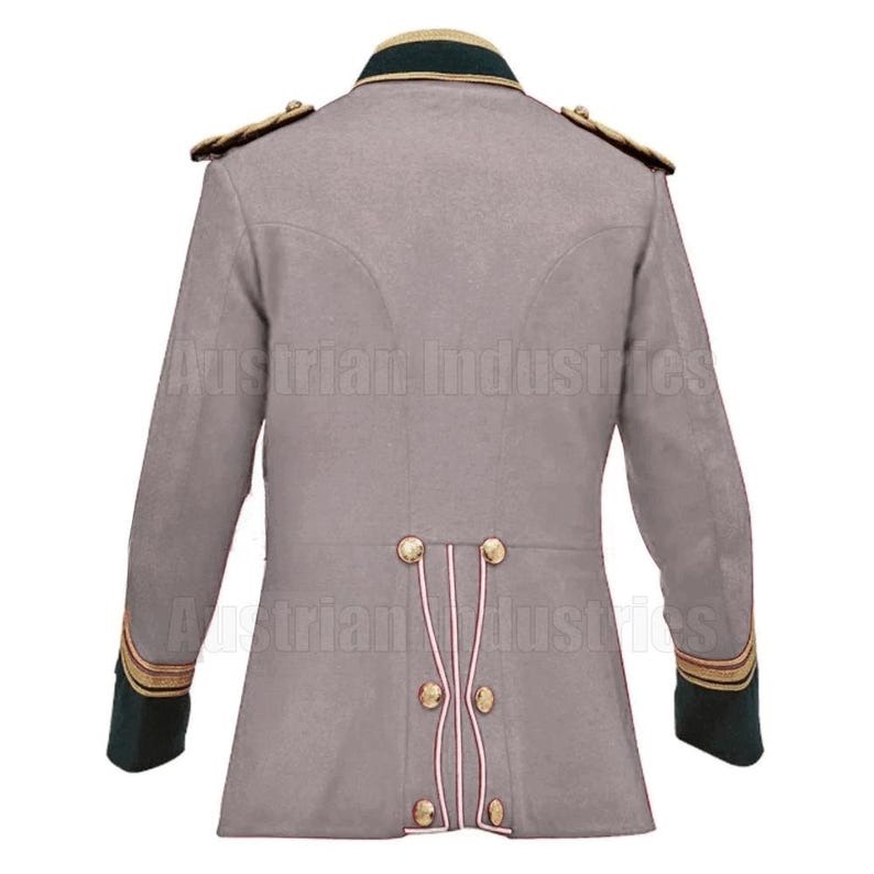 Men's Grey Wool Military Tunic | Vintage British Zulu War Officer ...