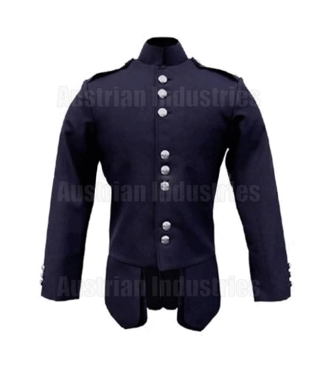 Scottish Navy Scots Guards Style Military Doublet Jacket | Black ...